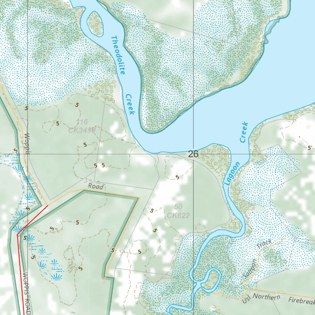 Woodgate (9447-44) Map by Department of Resources | Avenza Maps