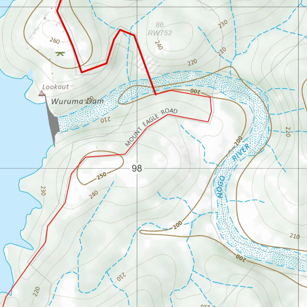 Wuruma Dam (9047-12) Map by Department of Resources | Avenza Maps