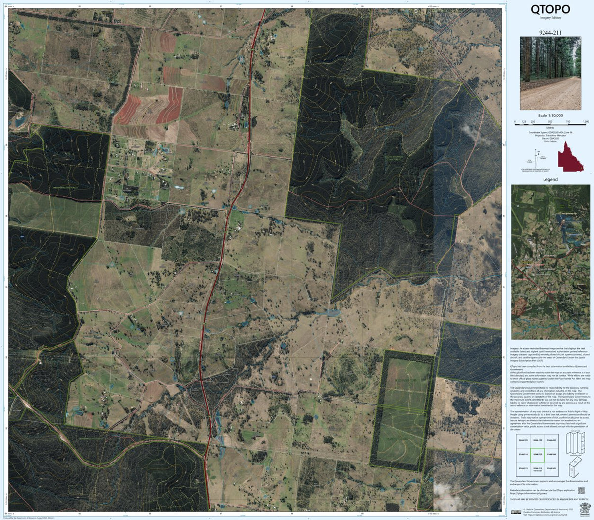 Yarraman (9244-211i) Map by Department of Resources | Avenza Maps