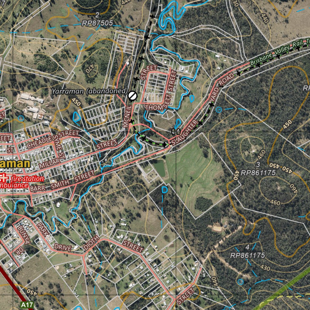 Yarraman (9244-21i) Map by Department of Resources | Avenza Maps