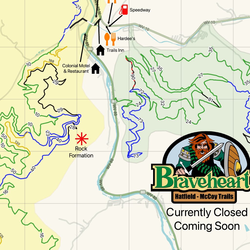 Hatfield McCoy West 5-in-1 Buffalo Mountain, Devil Anse, Rock House ...