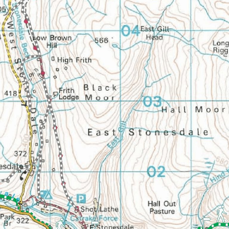 Coast 2 Coast Challenge Map 5 Nine Standards (Kirkby Stephen) to Reeth ...