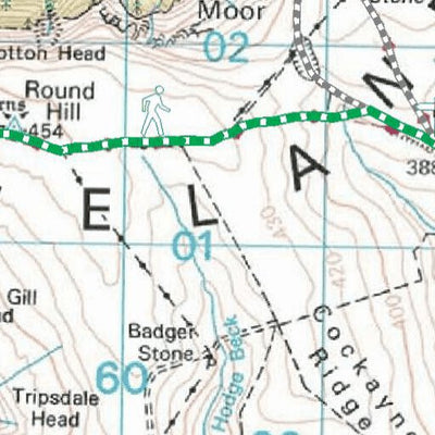 Coast 2 Coast Challenge Map 8 Ingleby Cross to Glaisdale Moor by ...