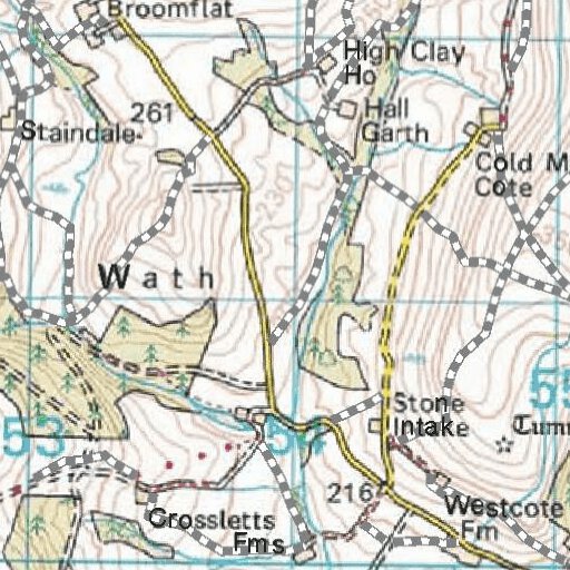 Coast 2 Coast Challenge Map 8 Ingleby Cross to Glaisdale Moor by ...