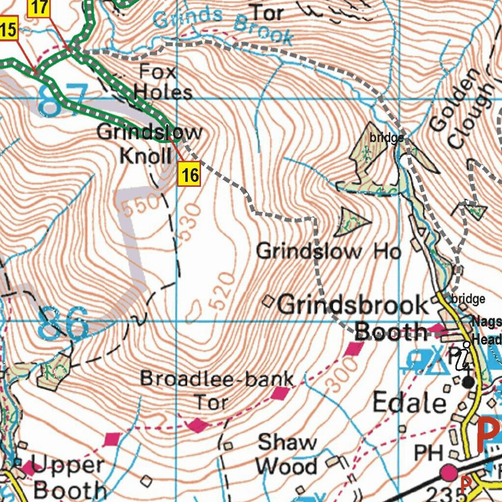 Edale Skyline Challenge Map by Discovery Walking Guides Ltd | Avenza Maps
