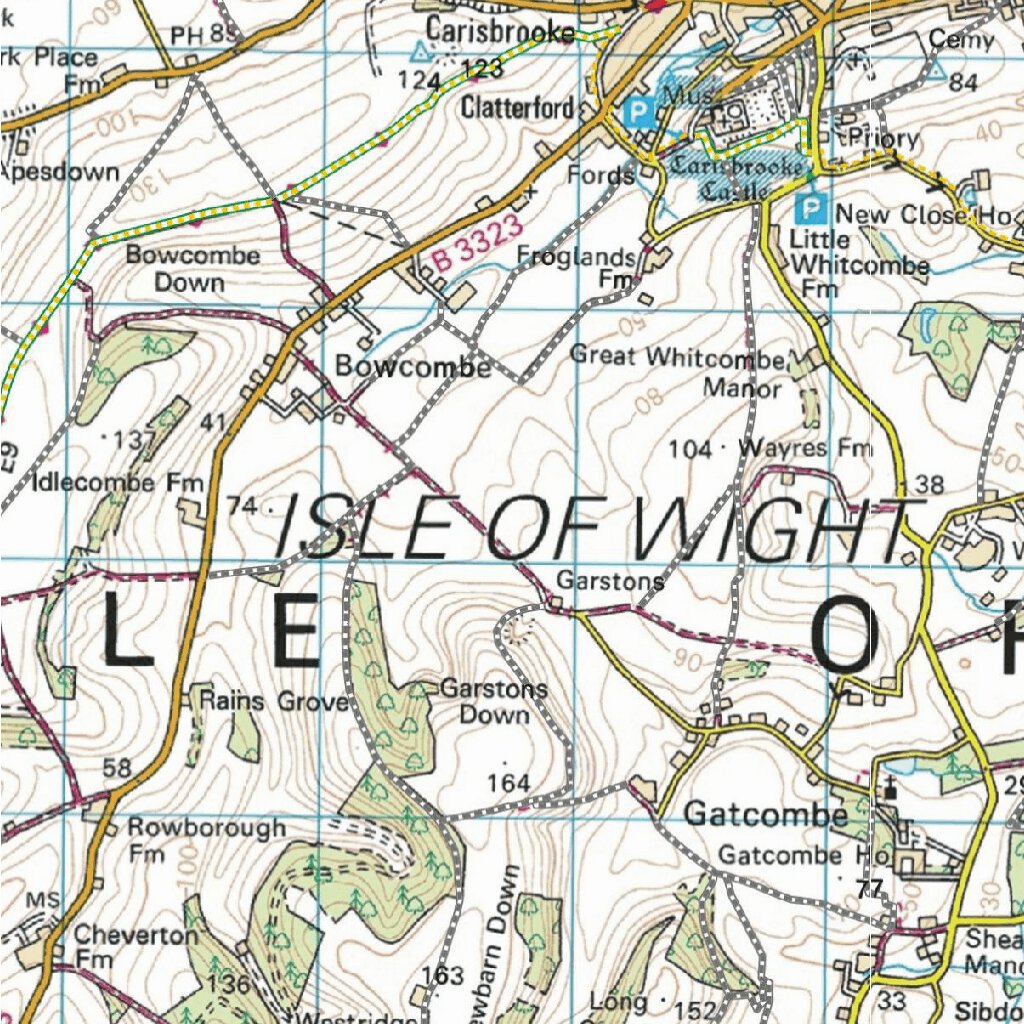 Isle of Wight Walkers Map by Discovery Walking Guides Ltd | Avenza Maps