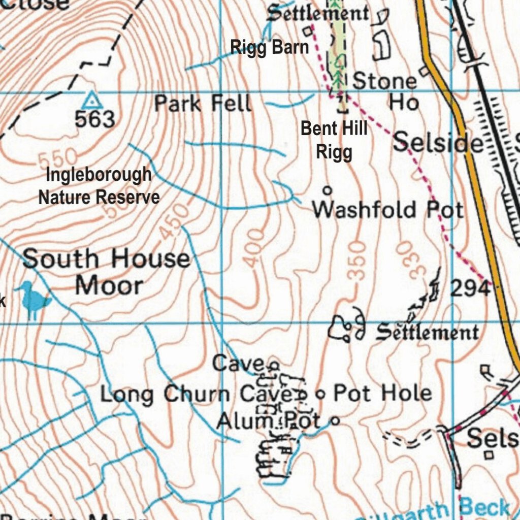 Yorkshire 3 Peaks Challenge Map by Discovery Walking Guides Ltd ...