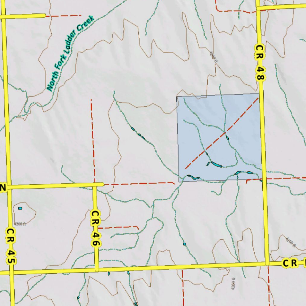 Land Ownership Map for CO Unit 122 by Divas de la Caza | Avenza Maps