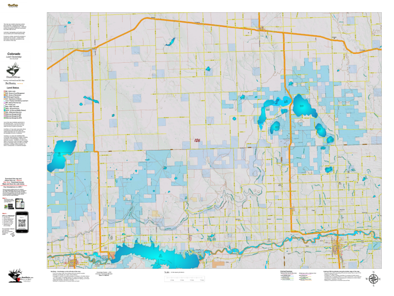 Land Ownership Map for CO Unit 126 by Divas de la Caza | Avenza Maps