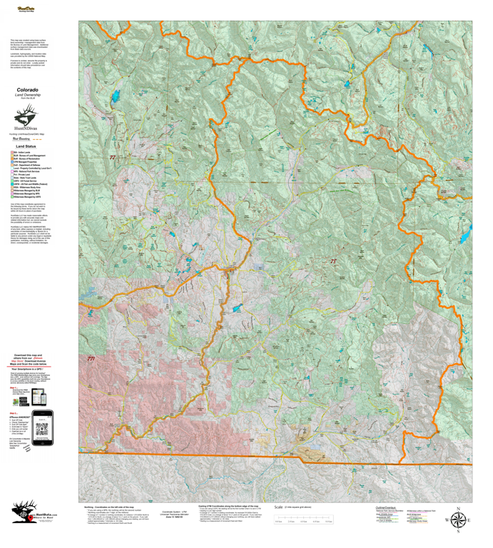 Land Ownership Map for CO Unit 78 by Divas de la Caza | Avenza Maps