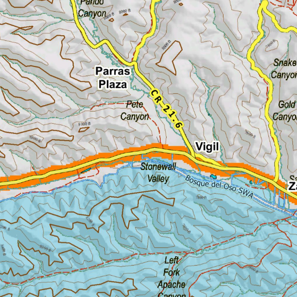 Land Ownership Map for CO Unit 851 by Divas de la Caza | Avenza Maps