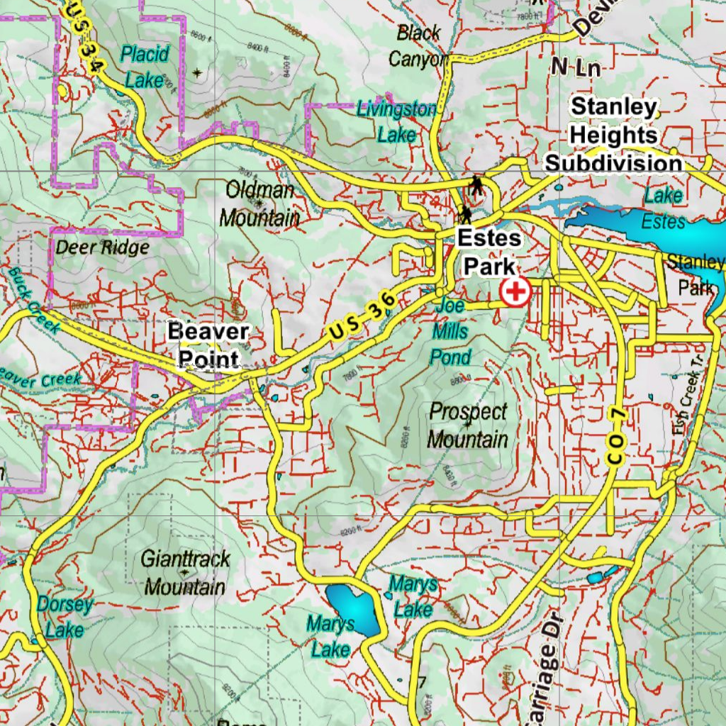 Topographical Map for CO Unit 20 by Divas de la Caza | Avenza Maps