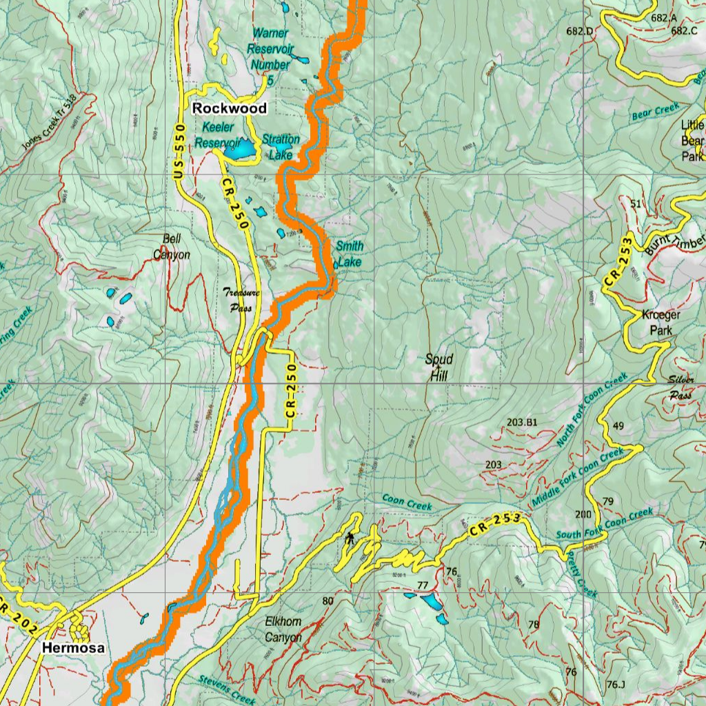 Topographical Map for CO Unit 75 by Divas de la Caza | Avenza Maps