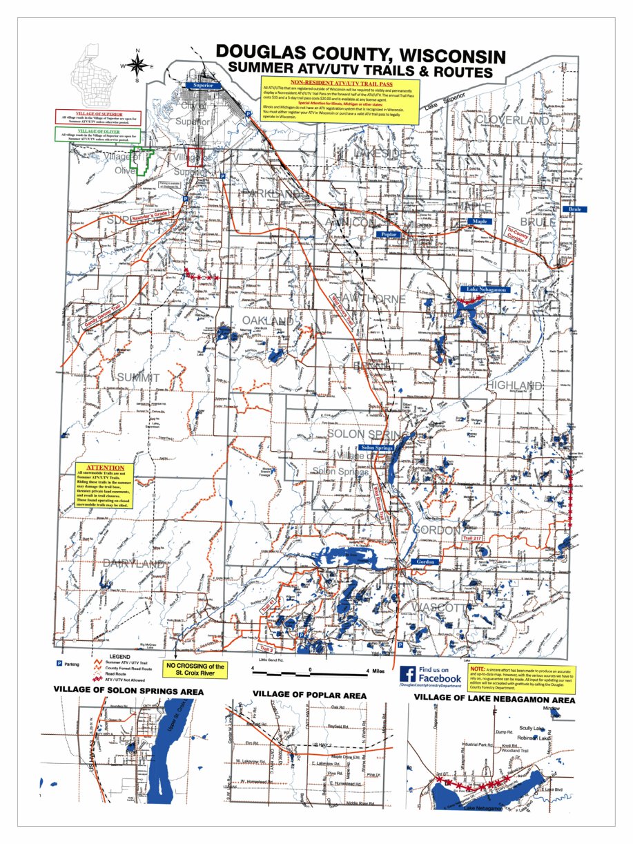 2020-2021 Douglas County Summer ATV Trail Map by Douglas County ...