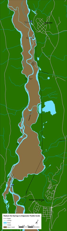 Paddle Radium to Edgewater Map by DTG | Avenza Maps