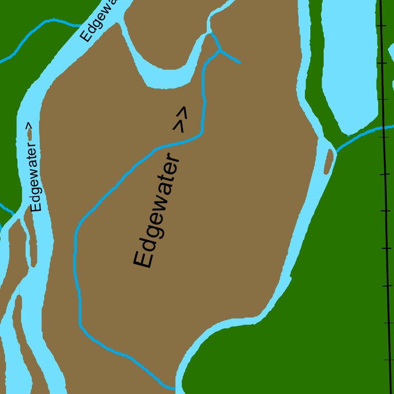 Paddle Radium to Edgewater Map by DTG | Avenza Maps