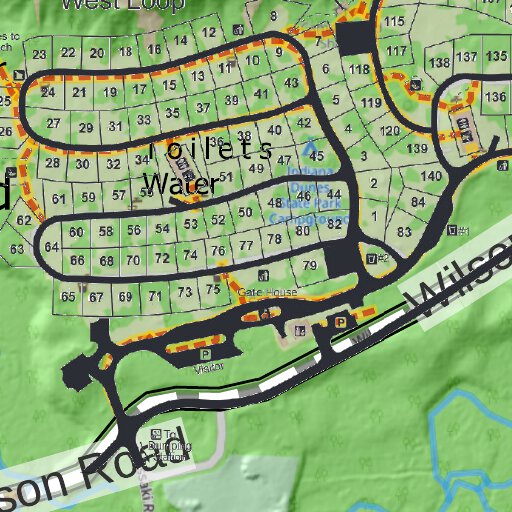 Indiana Dunes State Park (on the Dunes Long Trail) Map by Dunes Long ...