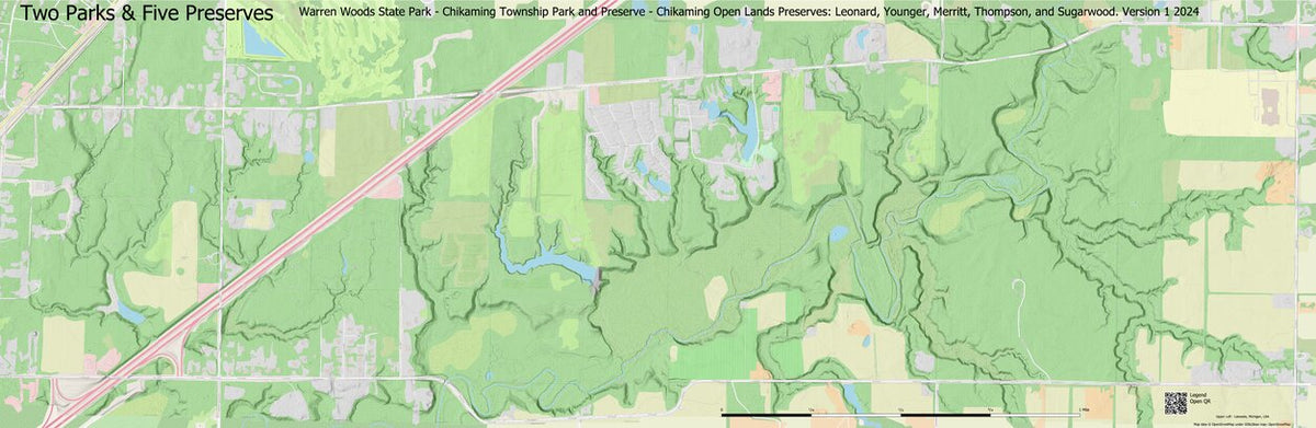 Galien River 2-Parks-5-Preserves Map by Dunes Long Trail | Avenza Maps