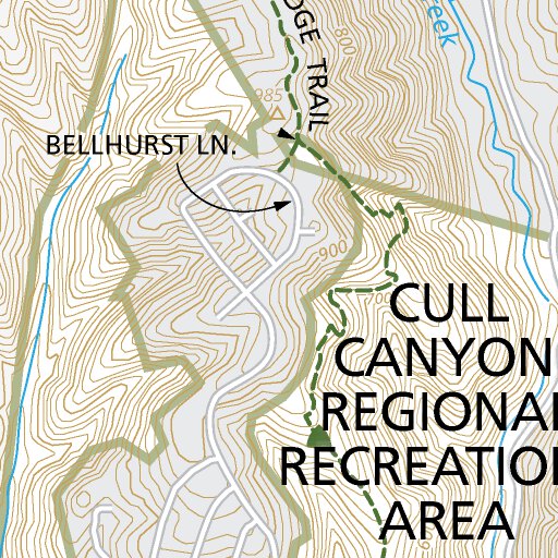 Cull Canyon Regional Recreation Area Map by EBRPD | Avenza Maps