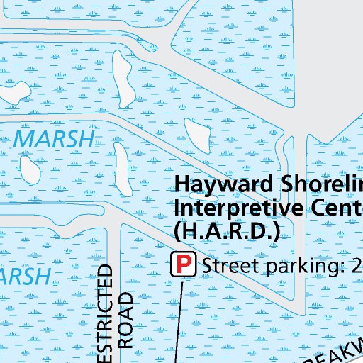 Hayward Regional Shoreline Map by EBRPD | Avenza Maps
