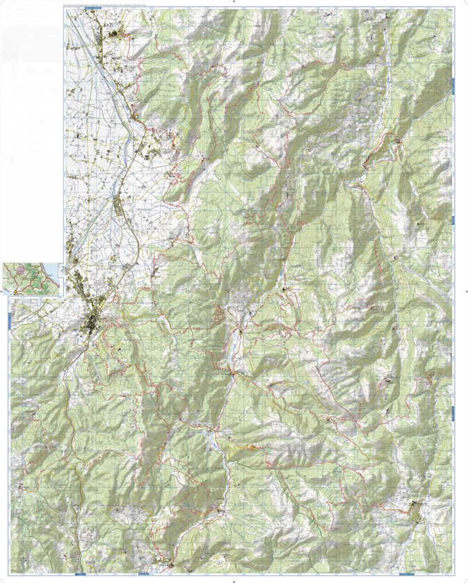 CARTA ESCURSIONISTICA MONTI DI SPOLETO E DELLA MEDIA VAL NERINA Map by ...