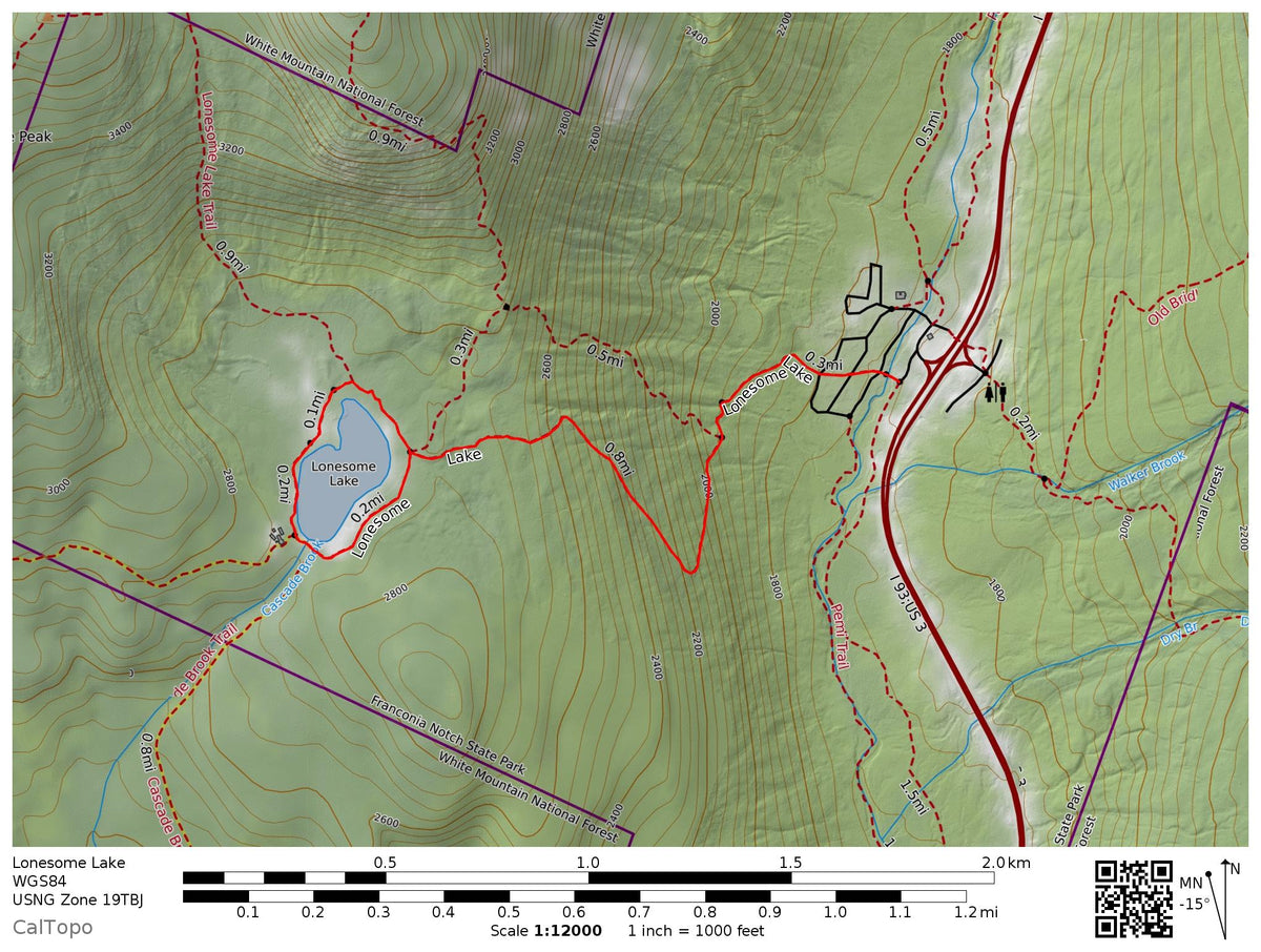 High Peak Hiker Map by Effortless Adventure LLC | Avenza Maps