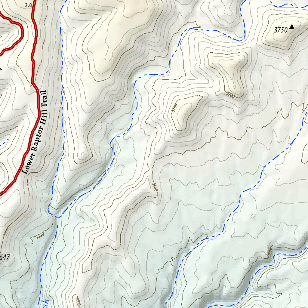 Dead Horse Ranch State Park Trails Map by Emmitt Barks Cartography ...