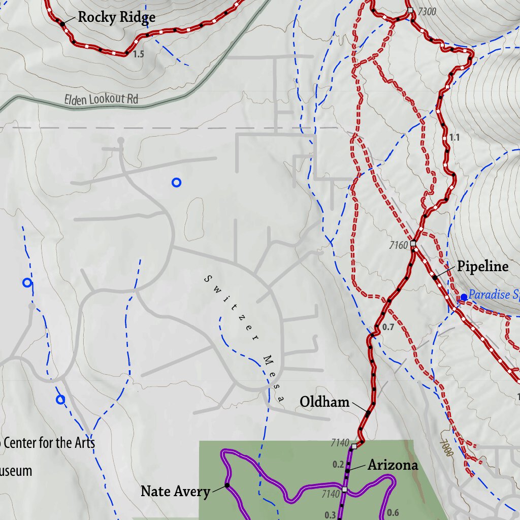 Flagstaff Trails Map by Emmitt Barks Cartography | Avenza Maps