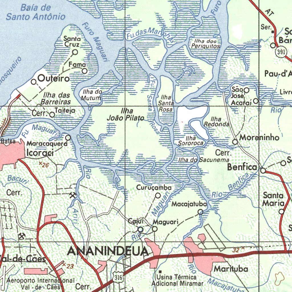 BELÉM (1987) Map by ENGESAT INTERNATIONAL | Avenza Maps