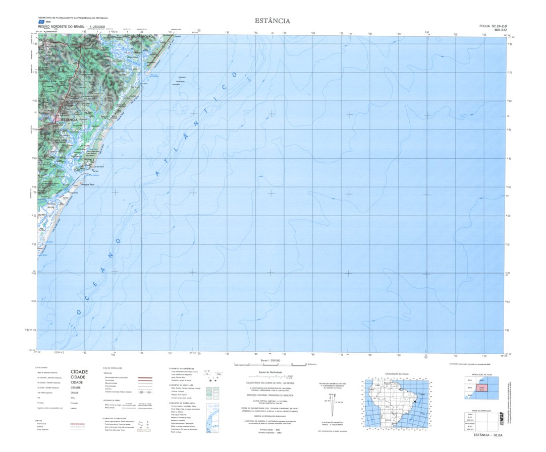 ESTÂNCIA Map by ENGESAT INTERNATIONAL | Avenza Maps