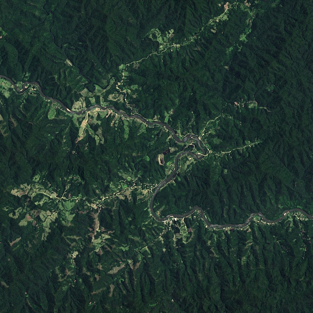 Litoral Sul -SP Iguape e Cananéia - Brazil, 15 m resolution Satelite ...