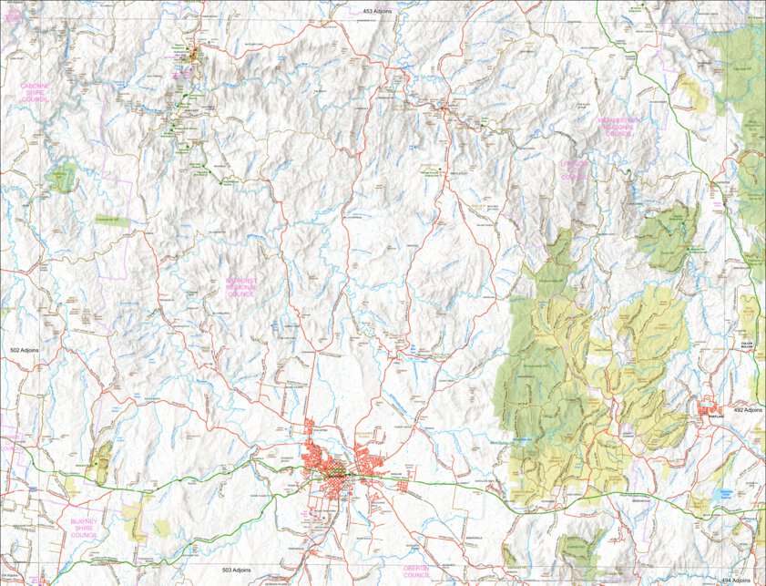 Evans Map 501 by EVANS MAPPING | Avenza Maps