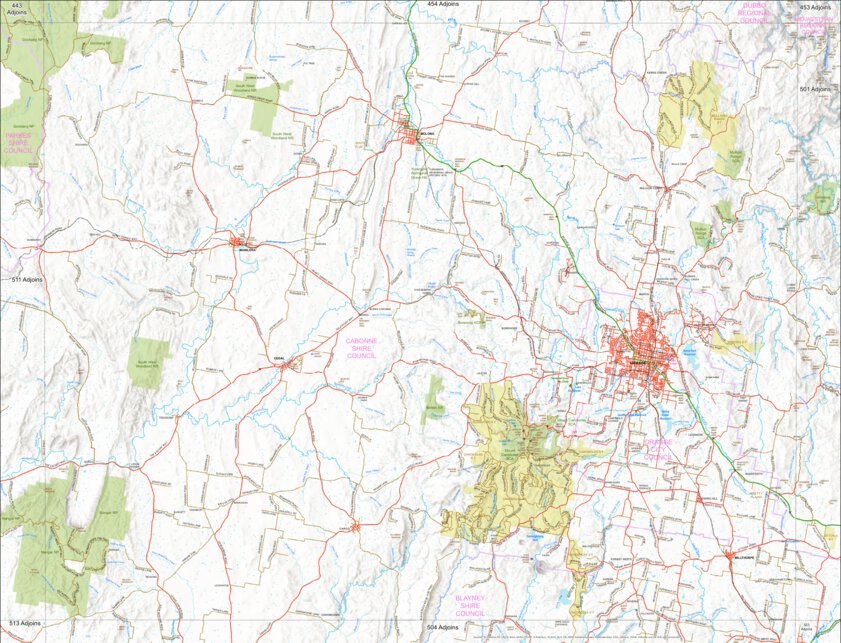Evans Map 502 by EVANS MAPPING | Avenza Maps