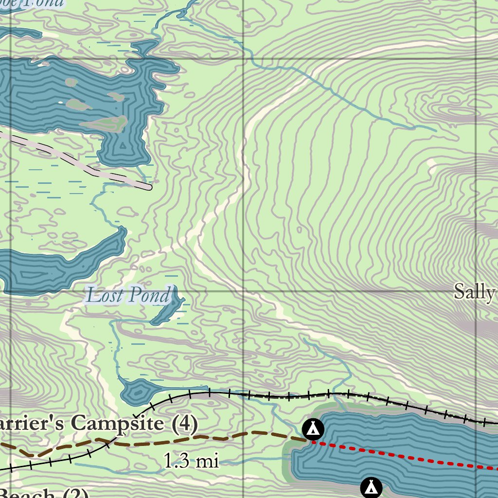 Moose River Bow Trip- Holeb Public Reserve Land Map by Eyes Up ...