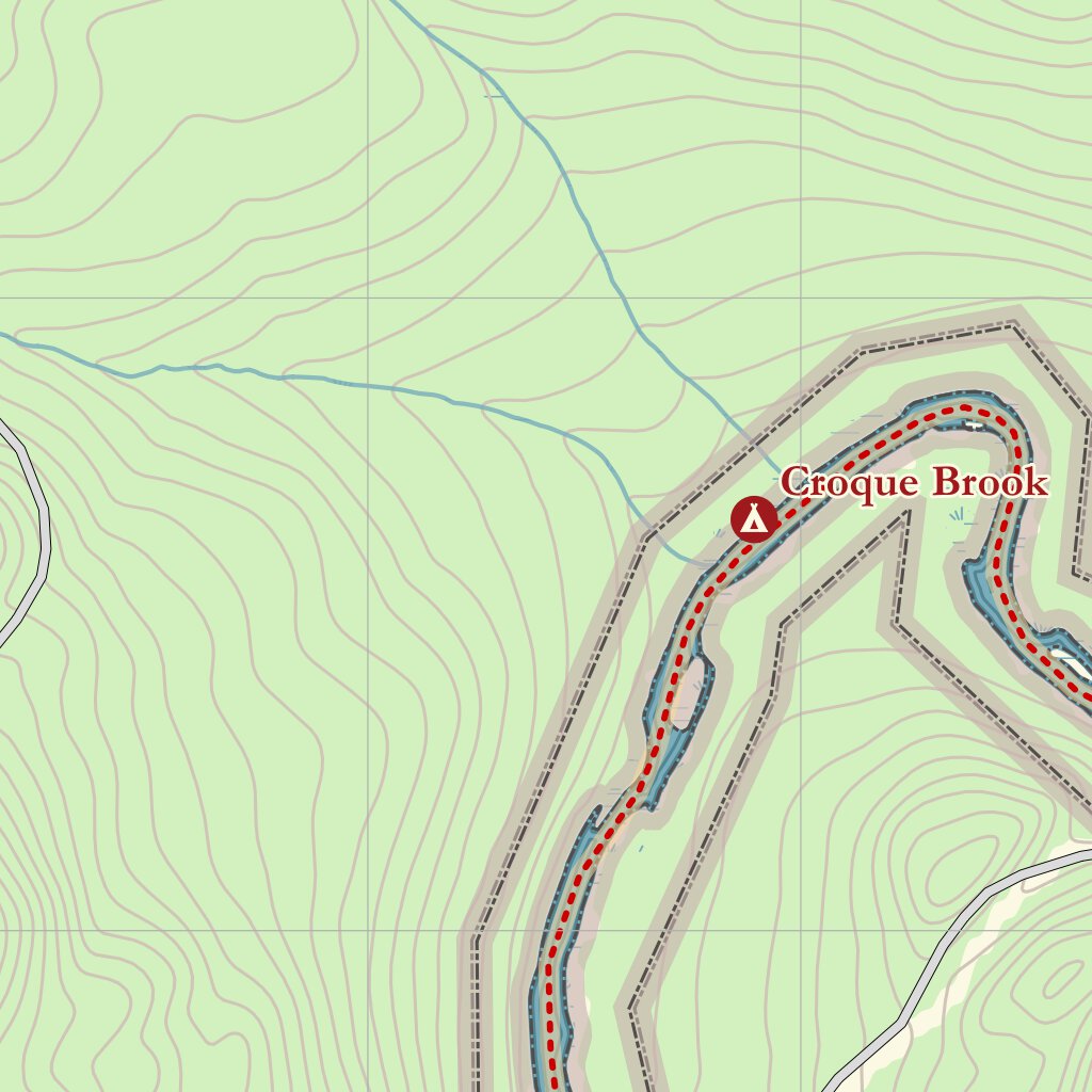 The Allagash: Long Lake & Round Pound Map by Eyes Up Adventures ...