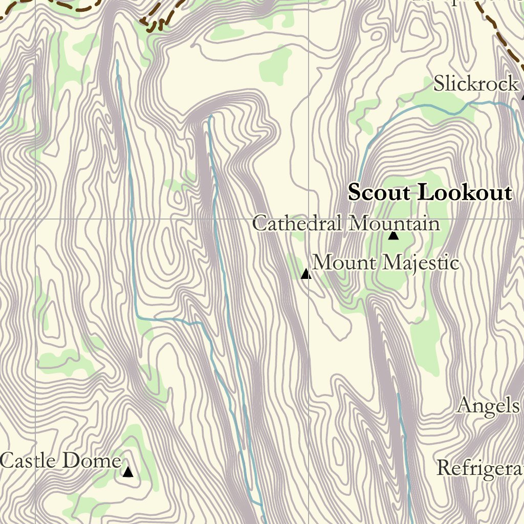 Zion National Park Map by Eyes Up Adventures | Avenza Maps