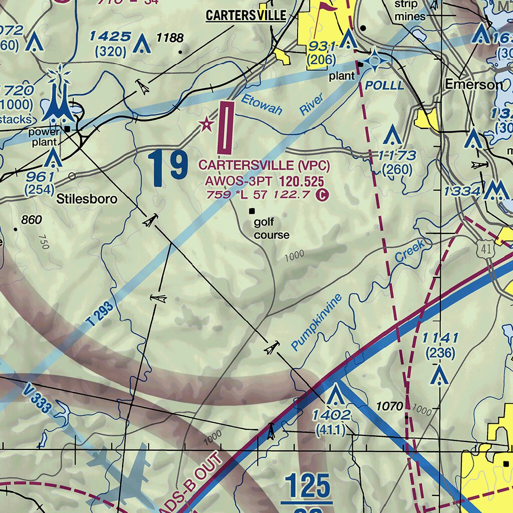 Atlanta TAC Map by FAA: Federal Aviation Administration | Avenza Maps