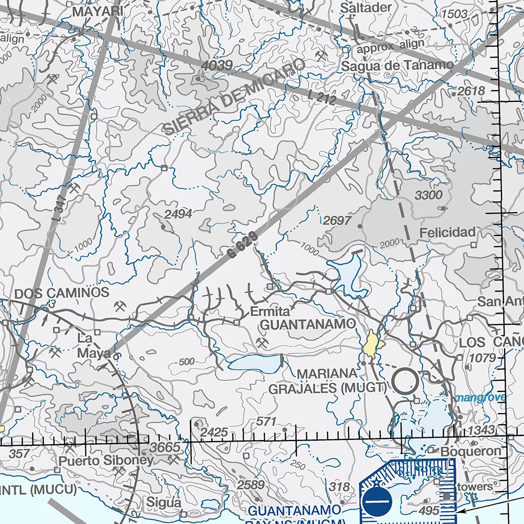 Caribbean 1 VFR Chart Map by FAA: Federal Aviation Administration ...