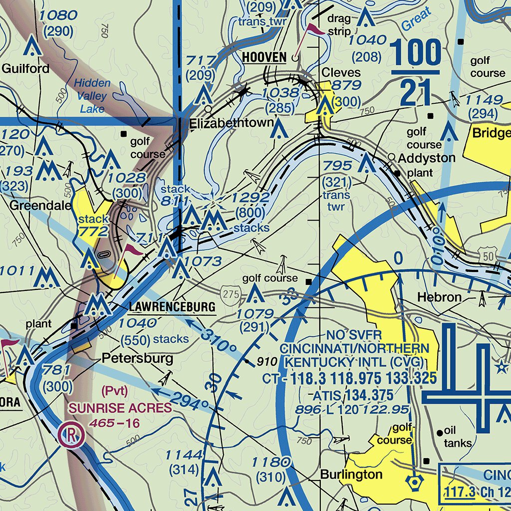 Cincinnati TAC Map by FAA: Federal Aviation Administration | Avenza Maps
