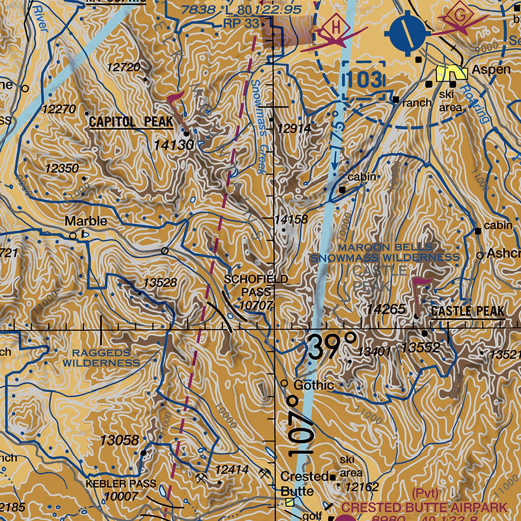 Denver SEC Map by FAA: Federal Aviation Administration | Avenza Maps