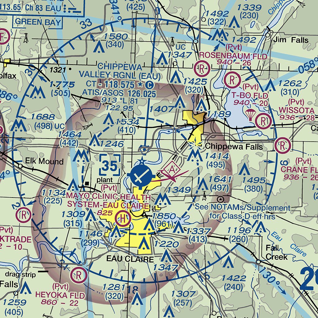 Green Bay SEC Map by FAA: Federal Aviation Administration | Avenza Maps