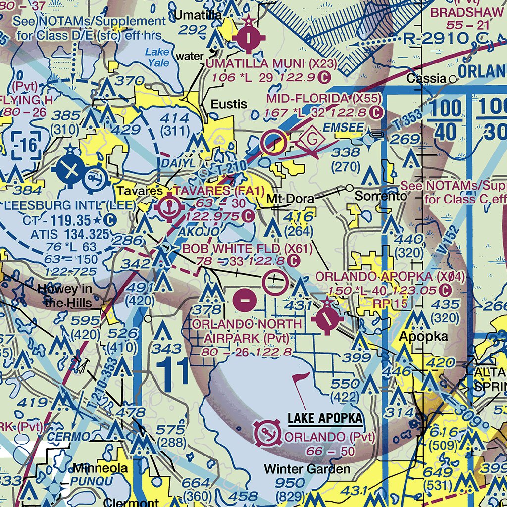 Jacksonville SEC Map by FAA: Federal Aviation Administration | Avenza Maps