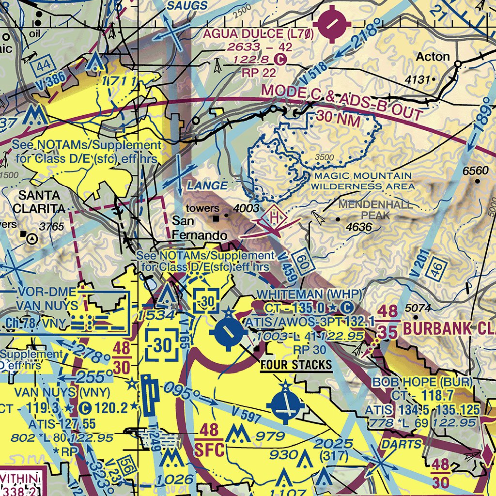 Los Angeles SEC Map by FAA: Federal Aviation Administration | Avenza Maps
