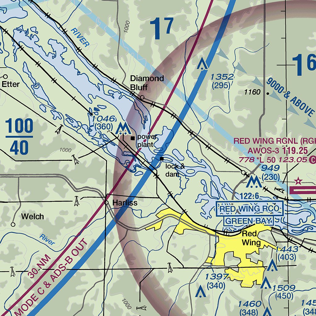Minneapolis-St Paul TAC Map by FAA: Federal Aviation Administration ...