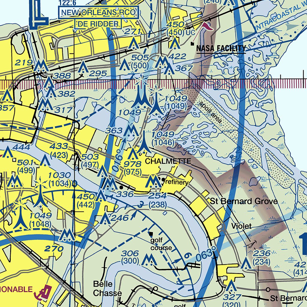 New Orleans TAC Map by FAA: Federal Aviation Administration | Avenza Maps