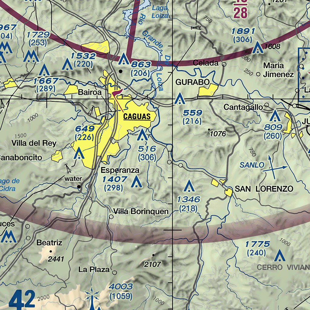 Puerto Rico-VI TAC Map by FAA: Federal Aviation Administration | Avenza ...