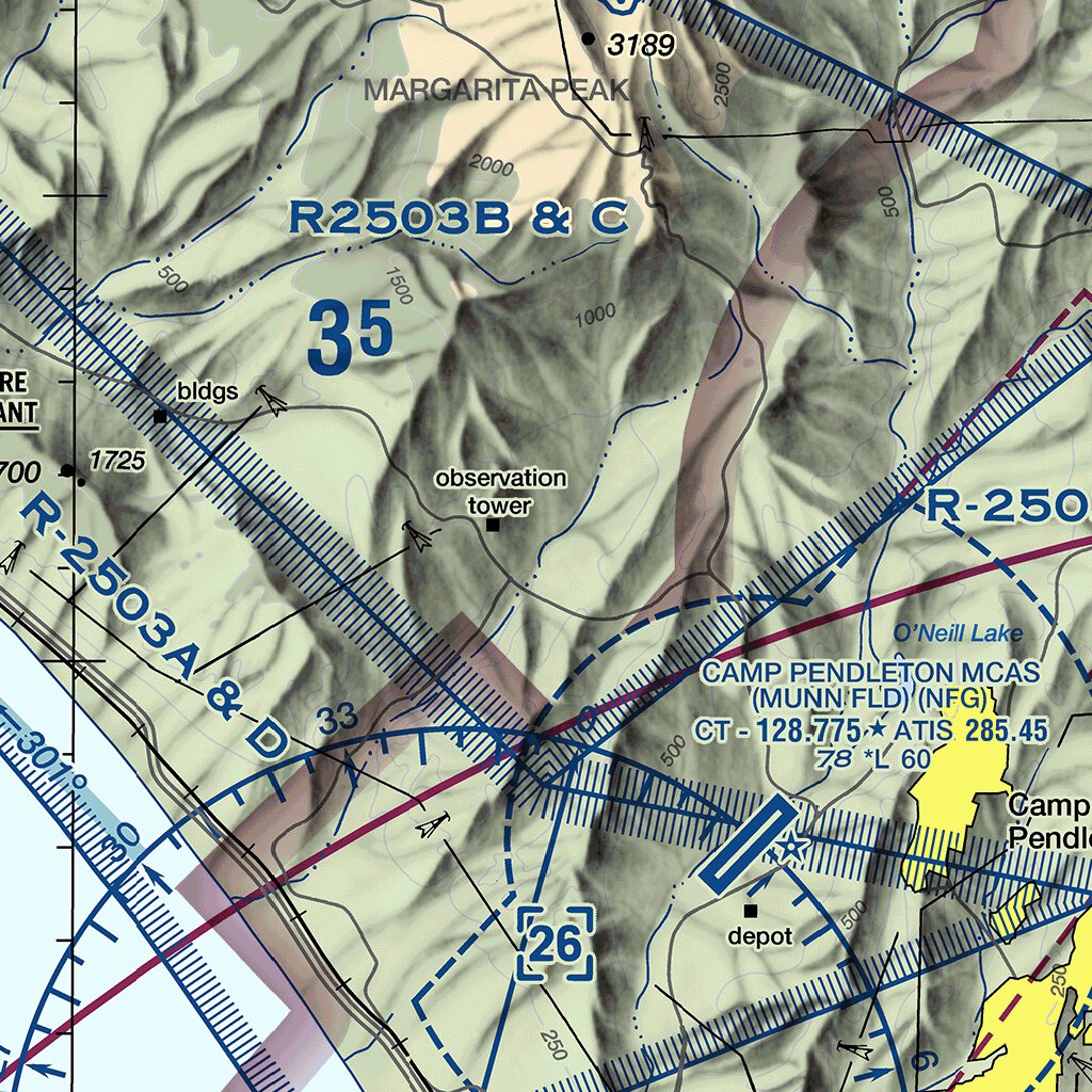 San Diego TAC Map by FAA: Federal Aviation Administration | Avenza Maps