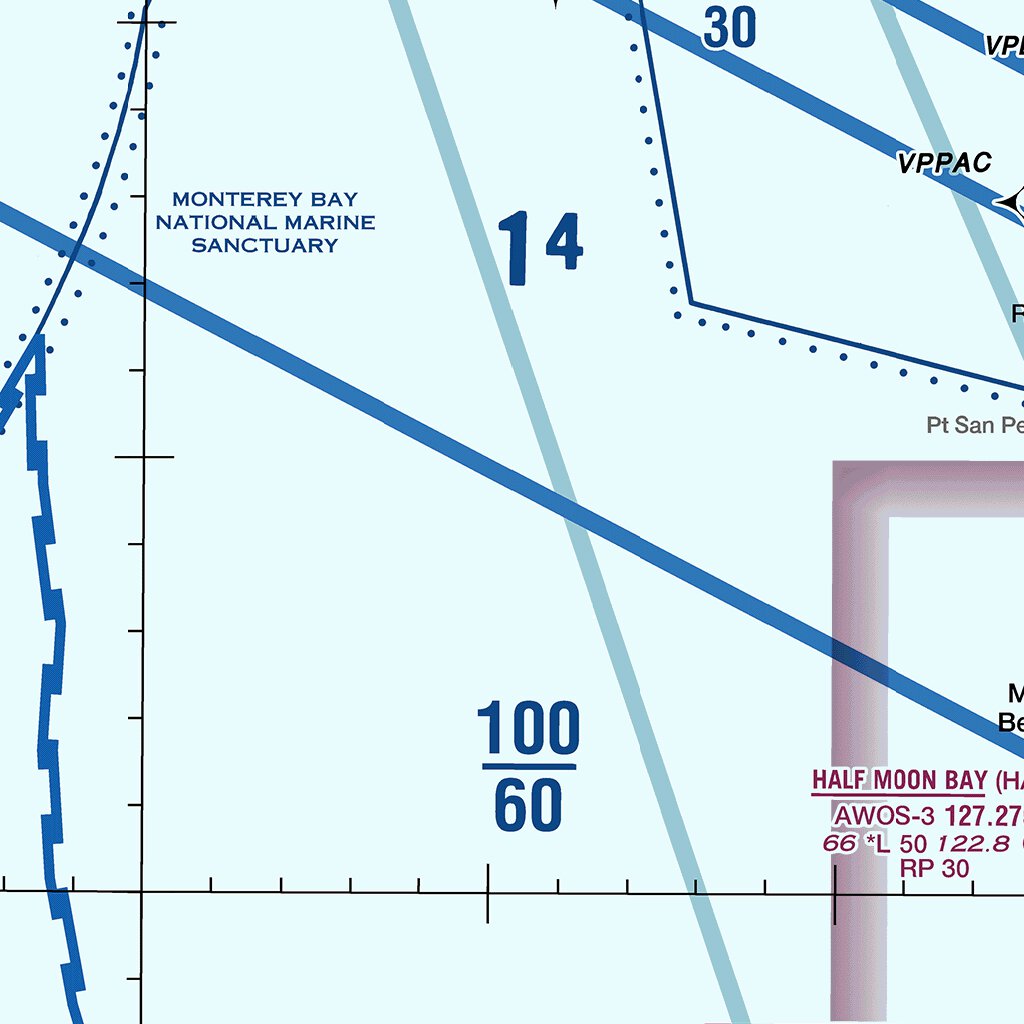 San Francisco TAC Map by FAA: Federal Aviation Administration | Avenza Maps