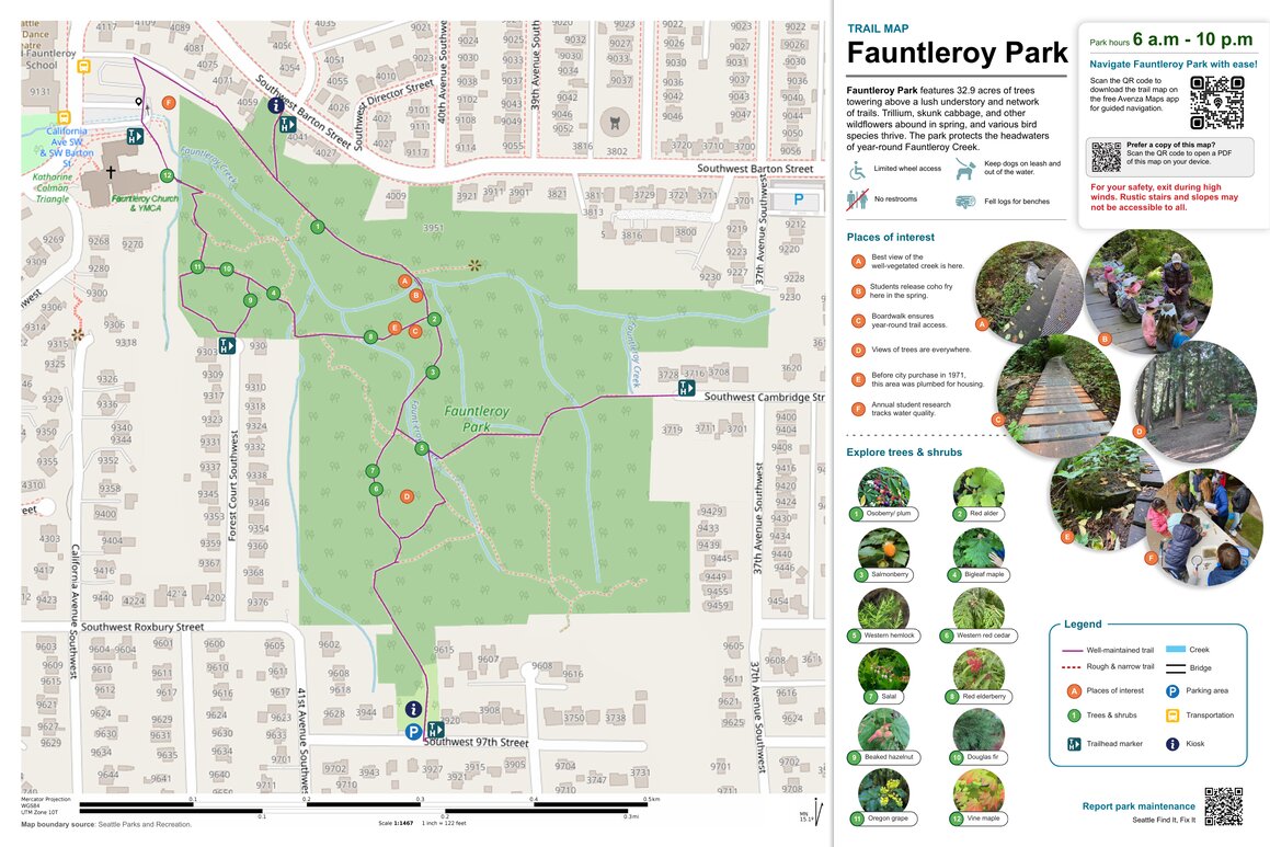Fauntleroy Park GIS Digital Trail Map by Fauntleroy Watershed Council ...