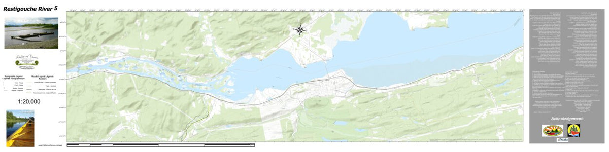 Restigouche 5 Map by Fiddlehead Canoes | Avenza Maps